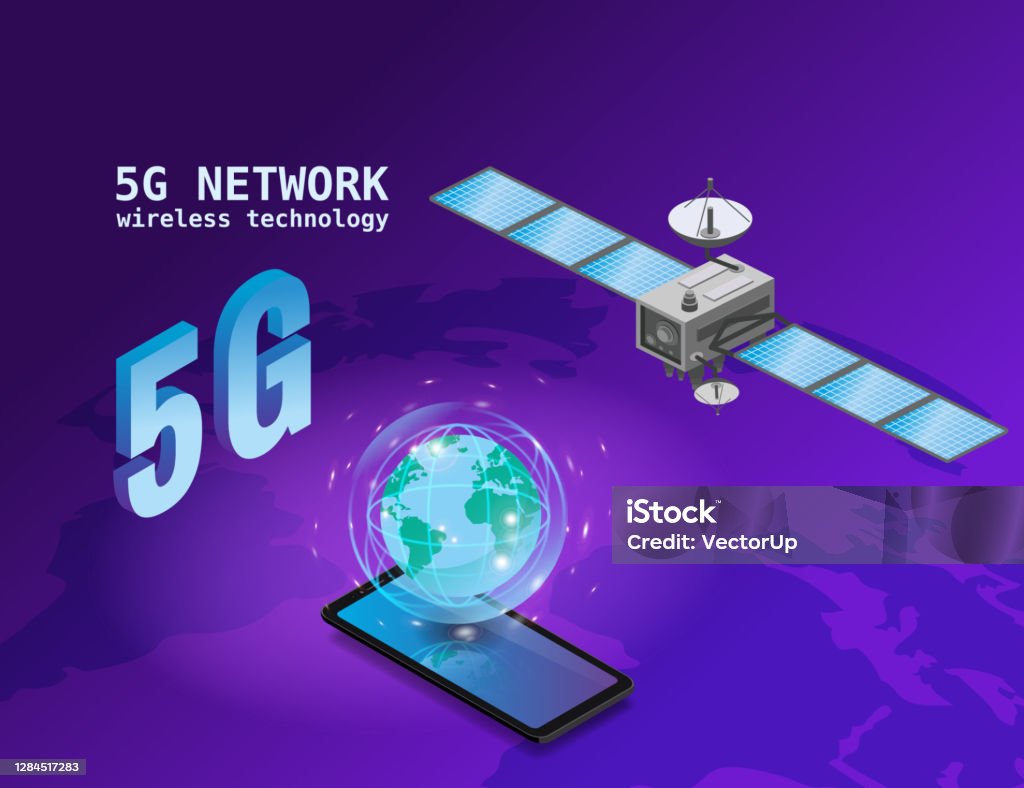 Komunikasi Satelit Jaringan Internet 5g Global Satelit Terbang Orbital ... Komunikasi Satelit Jaringan Internet 5g Global Satelit Terbang Orbital ...