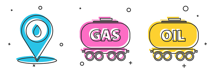Setel Lokasi Bahan Bakar Bensin Isi Ulang Cistern Kereta Api Gas Dan