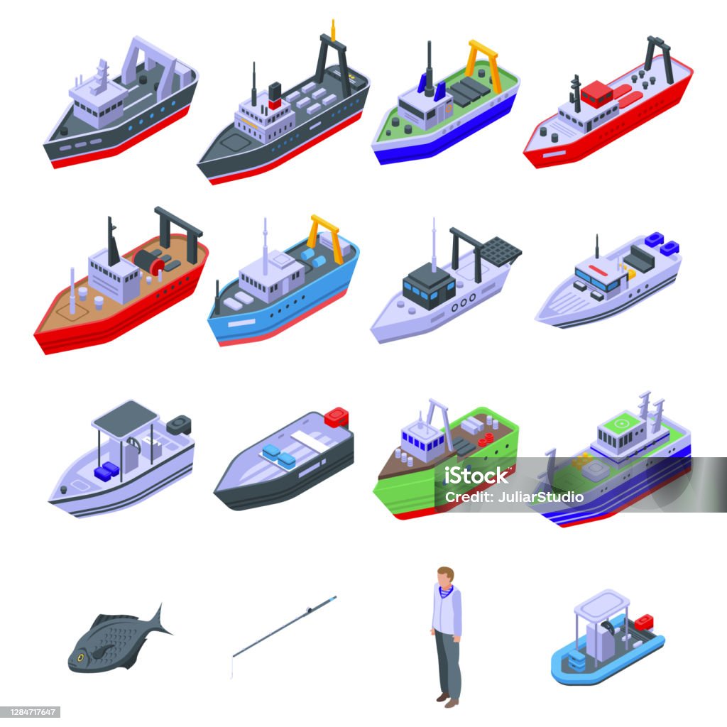 Ikon Kapal Nelayan Diatur Gaya Isometrik Ilustrasi Stok - Unduh Gambar ... Ikon Kapal Nelayan Diatur Gaya Isometrik Ilustrasi Stok - Unduh Gambar ...