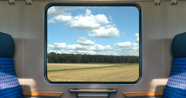 Free Stock Photo of Railway Perspective View from Train Window ...