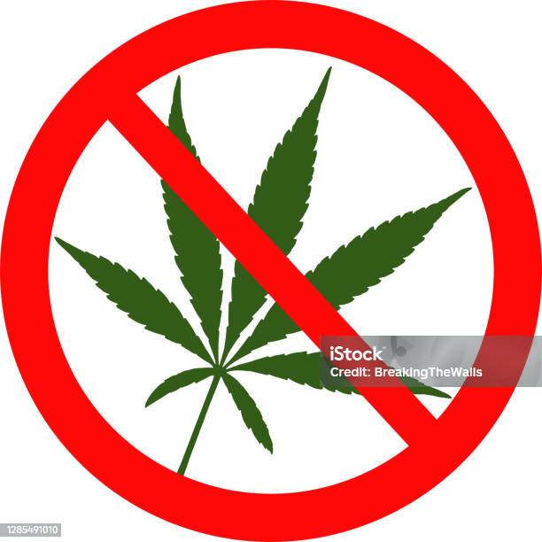 Ilustración De Sin Señal De Restricción De Advertencia Roja De