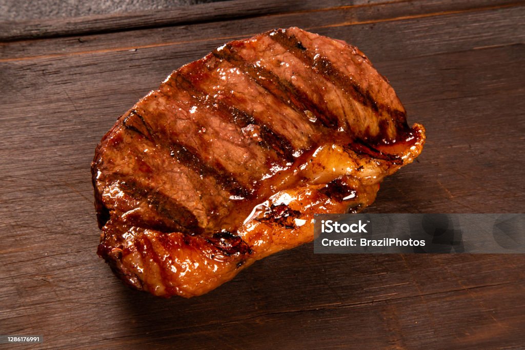 Daging Panggang Segar Steak Daging Sapi Panggang Medium Langka Di Papan