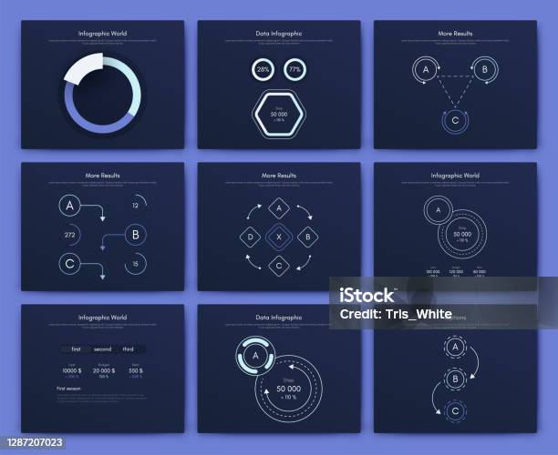 Éléments Vectoriels Infographiques Modernes Pour Les Brochures