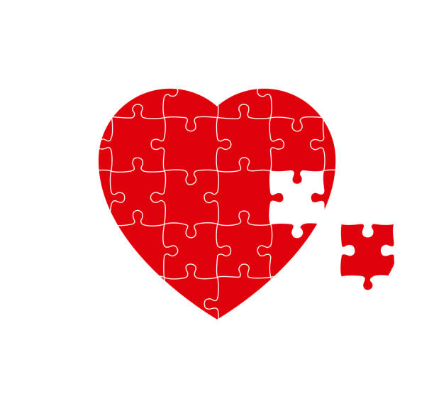 70 Heart Puzzle Pieces Clip Art Stock Illustrations Royalty Free Vector Graphics And Clip Art