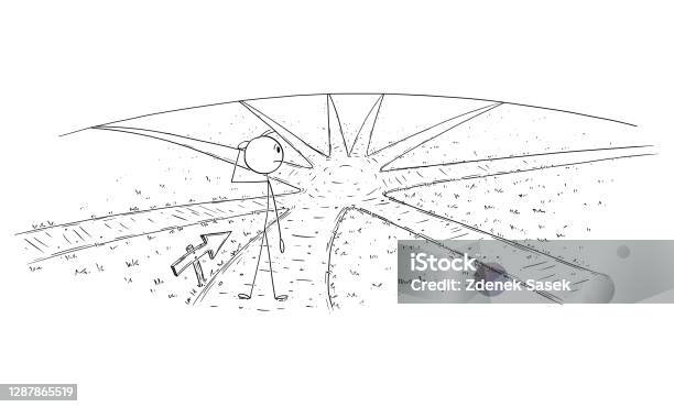 Illustration Vectorielle De Dessin Animé De Lhomme Ou De Lhomme