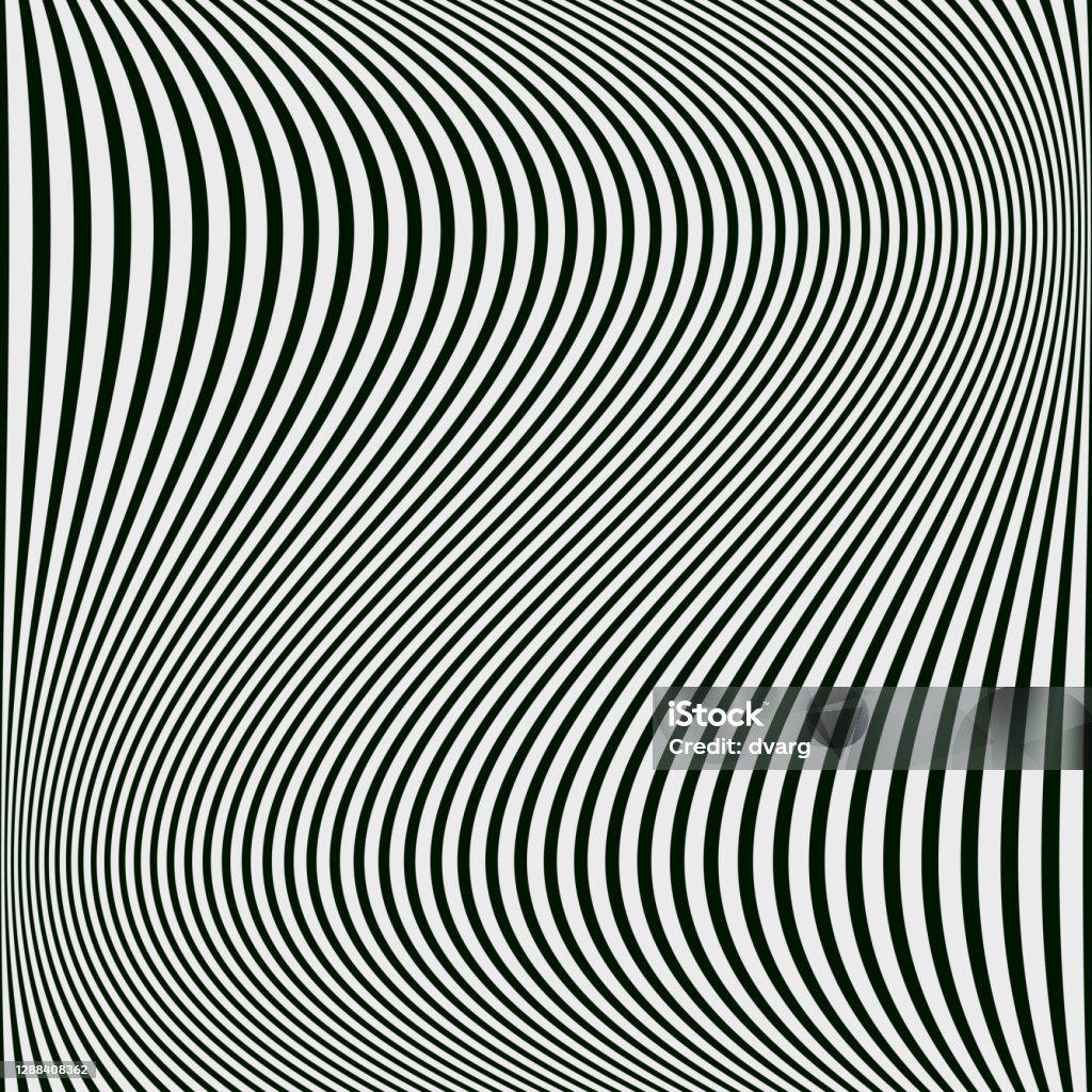 抽象的な黒と白の背景 曲線のベクターアート素材や画像を多数ご用意 曲線 縞模様 黒色 Istock