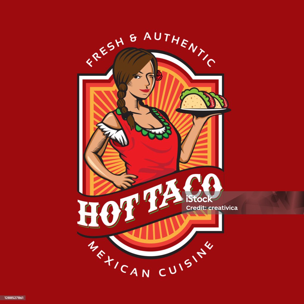 Hot Taco Stock Illustration Download Image Now Mexico Mexican Ethnicity Logo Istock