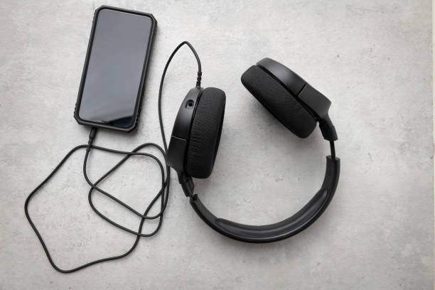 Free Stock Photo of Smartphone With Headphones Attachment | Download ...