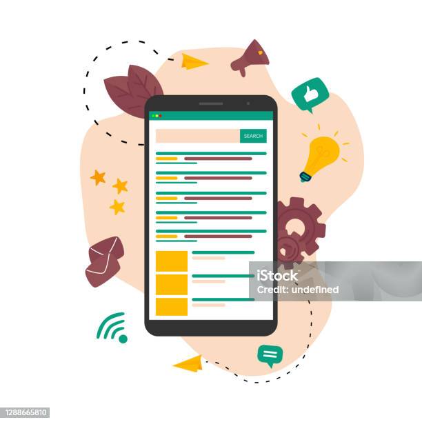 Vektor Halaman Hasil Mesin Pencari Halaman Memperlihatkan Hasil ... Vektor Halaman Hasil Mesin Pencari Halaman Memperlihatkan Hasil ...