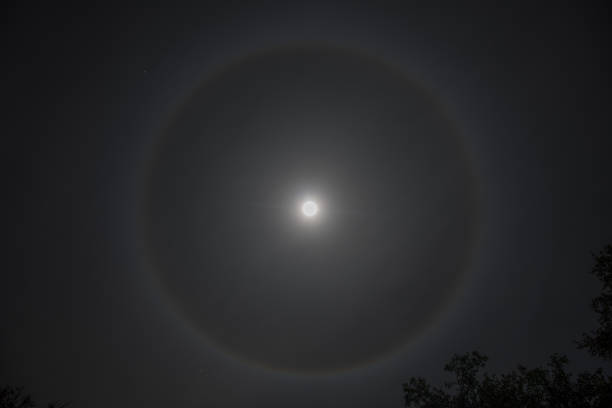 Free Stock Photo of Luminous full moon with halo effect | Download Free ...