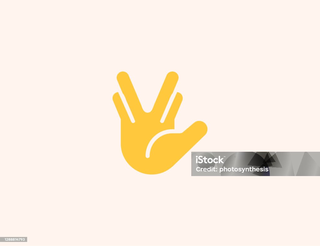 Ikon Vektor Vulcan Salute Terisolasi Vulcan Salute Hand Gesture Simbol ... Ikon Vektor Vulcan Salute Terisolasi Vulcan Salute Hand Gesture Simbol ...