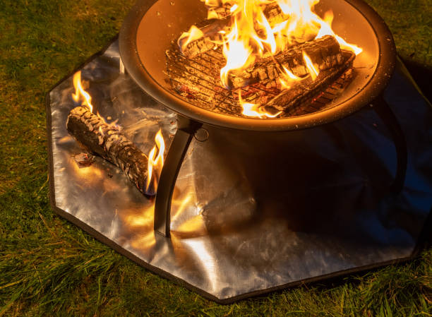 Free Stock Photo of Intense Fire Burning in a Fire Pit | Download Free ...