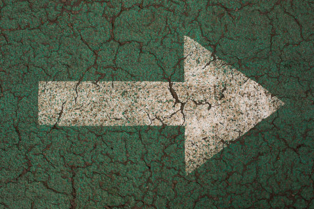 Free picture: Concrete surface texture with arrow pattern