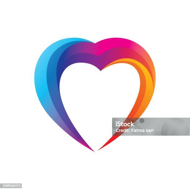 Gambar Logo Cinta Ilustrasi Stok Unduh Gambar Sekarang Bentuk