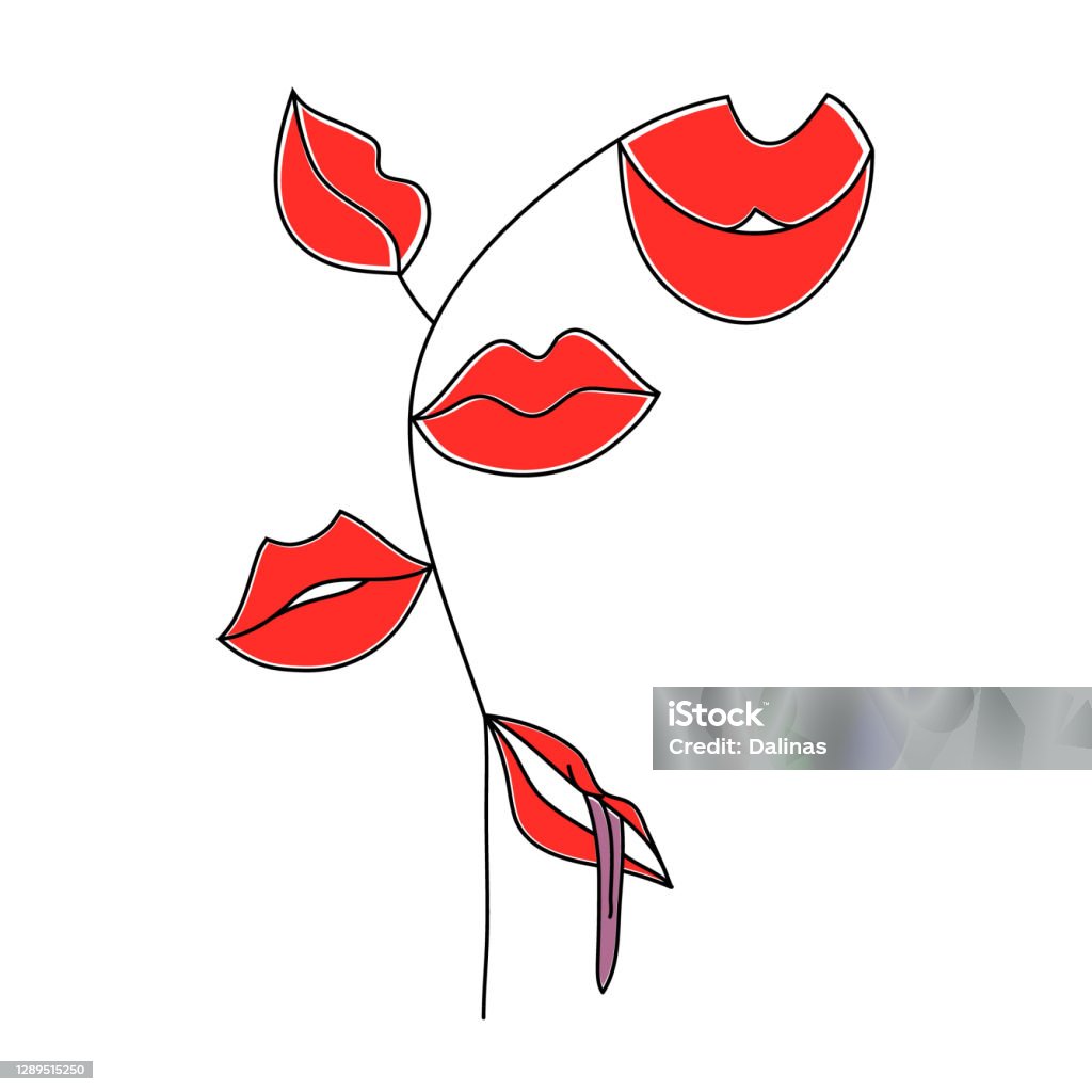 Ilustración de Juego De Labios De Mujer Labios De Diferentes Formas En ... Ilustración de Juego De Labios De Mujer Labios De Diferentes Formas En ...