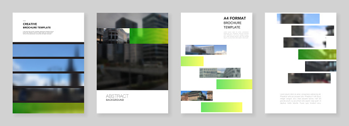 Layout Di Brochure A4 Di Modelli Di Copertine Per Volantino Volantino