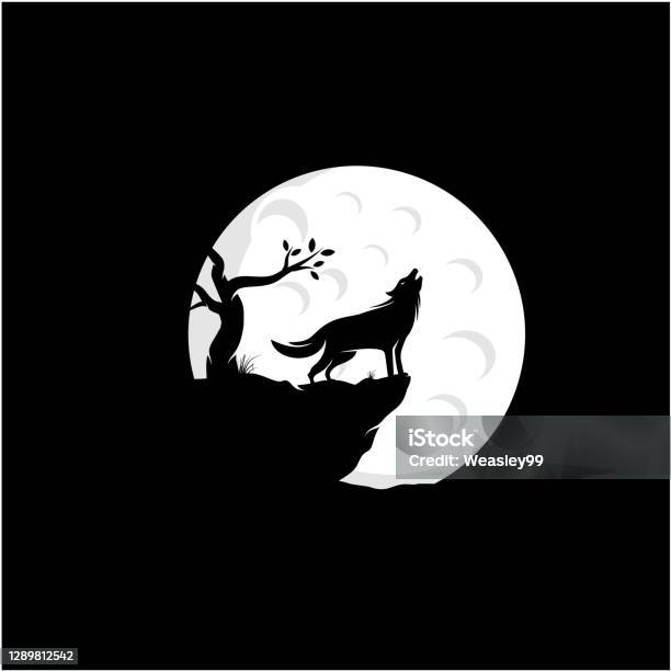 Siluet Howling Wolf Ilustrasi Saham Vektor Serigala Alfa Hitam ... Siluet Howling Wolf Ilustrasi Saham Vektor Serigala Alfa Hitam ...