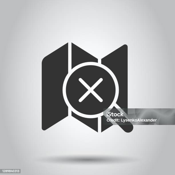 Icône De Localisation De Recherche Dans Le Modèle Plat Illustration De