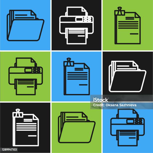 Atur Folder Dokumen Garis Dokumen File Dan Klip Pengikat Dan Ikon