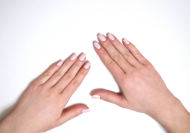 Free Stock Photo of Female hands showing process of a manicure, white ...
