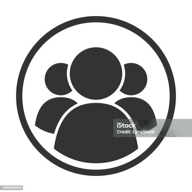 Icône De Léquipe Ou Du Groupe De Personnes Symbole Vectoriel Plat Pour