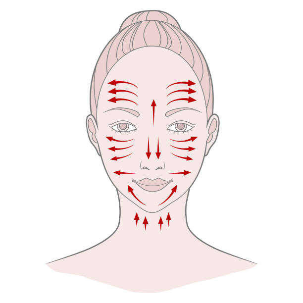 850 Massage Du Visage Stock Illustrations Graphiques Vectoriels Libre