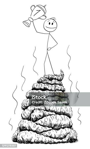Vektorcartoonillustration Von Erfolgreichen Mann Oder Geschäftsmann ... Vektorcartoonillustration Von Erfolgreichen Mann Oder Geschäftsmann ...
