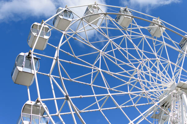 Free Stock Photo of Close-up of Ferris wheel against blue sky ...