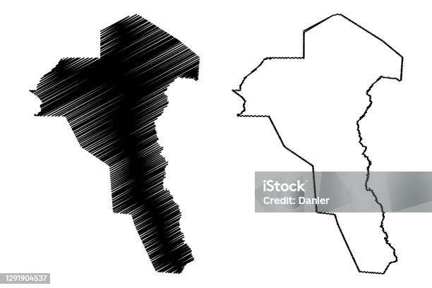 Unity State Illustration Vectorielle De Carte Croquis Gribouillis Carte