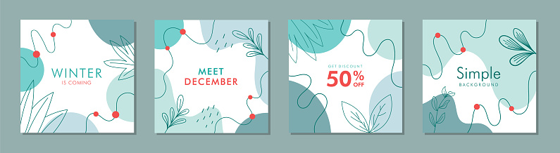 Vektor Desain Template Sampul Dengan Latar Belakang Bentuk Geometris