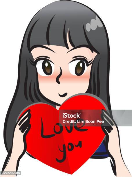 Vector Cartoon Girl Emoji Set Stock Illustration Download Image Now Adult Cartoon