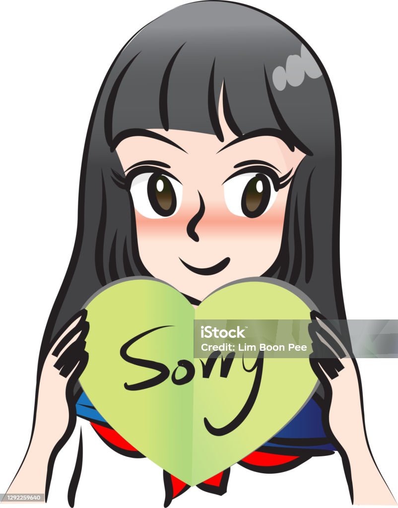 Vector Cartoon Girl Emoji Set Stock Illustration Download Image Now Adult Cartoon