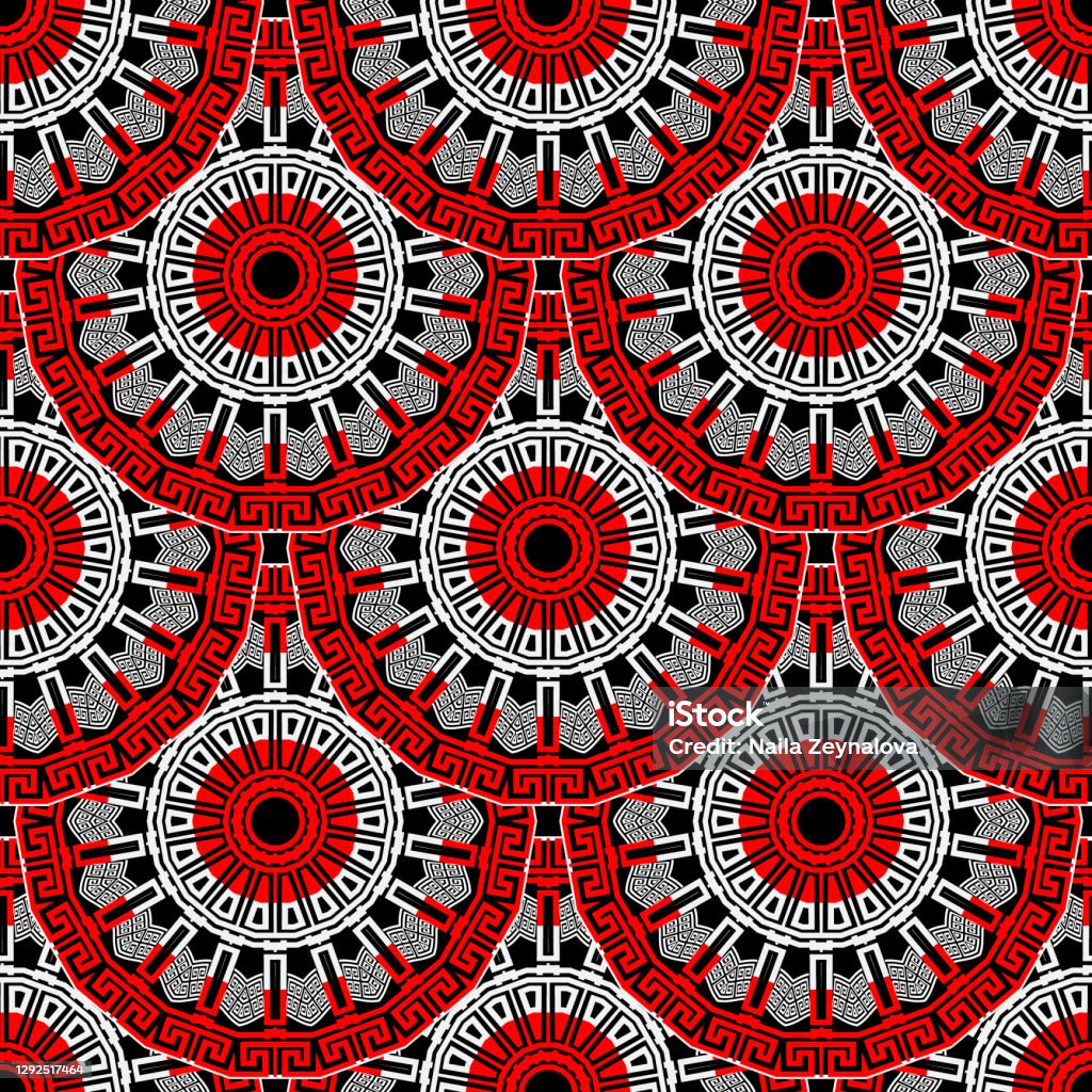 Pola Mandalas Mulus Deco Latar Belakang Vektor Hias Latar Belakang
