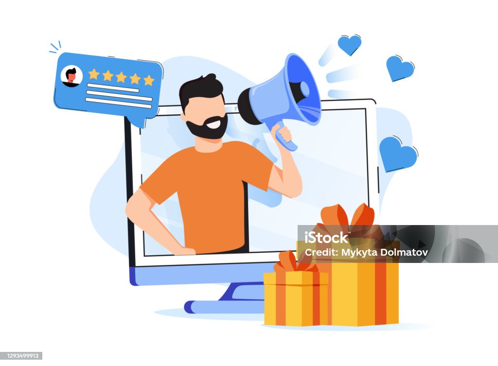 Brand Ambassador Abstract Concept Vector Illustration Official Brand