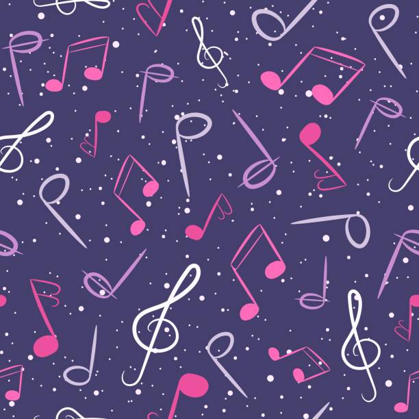 Free Stock Photo of Pink Music Background Shows Musical Instruments And ...