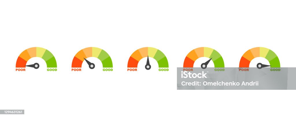 Credit Score Speedometer Icon Set Stock Illustration - Download Image ... Credit Score Speedometer Icon Set Stock Illustration - Download Image ...