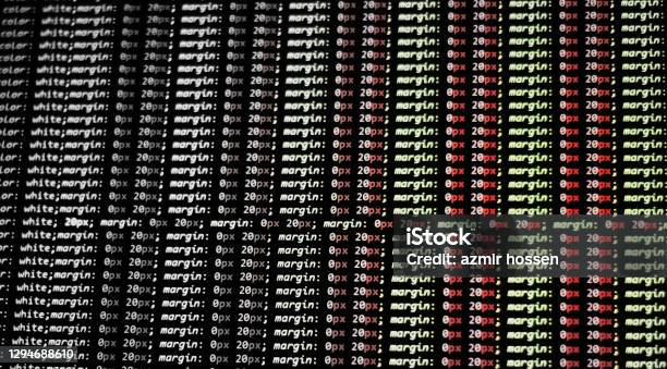 Computer Programming Source Codeabstract Computer Script Source Code Backgroundhtml Code
