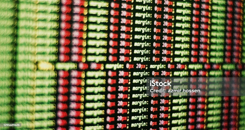 Computer Programming Source Codeabstract Computer Script Source Code Backgroundhtml Code