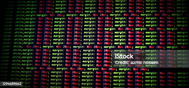 Computer Programming Source Codeabstract Computer Script Source Code Backgroundhtml Code