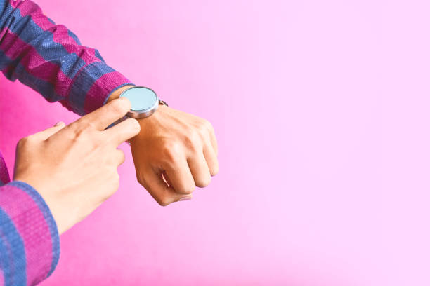 Free Stock Photo of Smartwatch on pink background | Download Free ...
