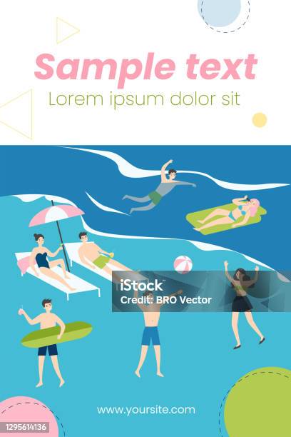 Anak Muda Yang Bahagia Menikmati Waktu Luang Di Pantai Ilustrasi Stok ... Anak Muda Yang Bahagia Menikmati Waktu Luang Di Pantai Ilustrasi Stok ...