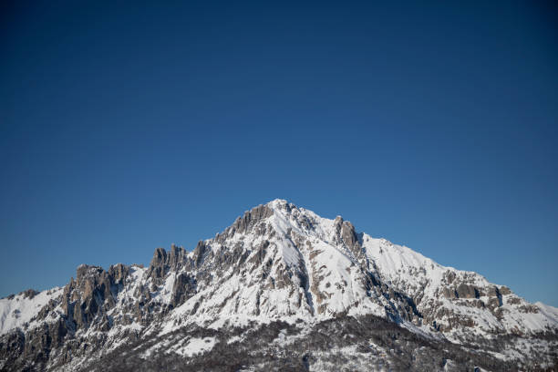 Free Stock Photo of Snow-capped mountain under clear blue sky ...