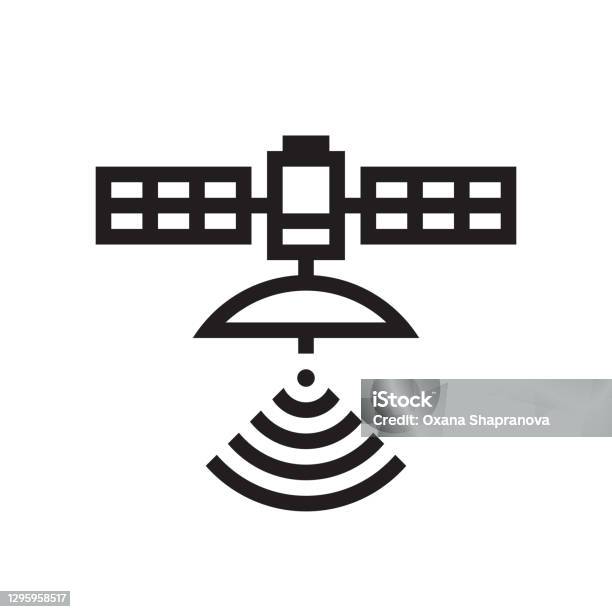 Desain Garis Ikon Satelit Stasiun Luar Angkasa Simbol Jaringan ... Desain Garis Ikon Satelit Stasiun Luar Angkasa Simbol Jaringan ...