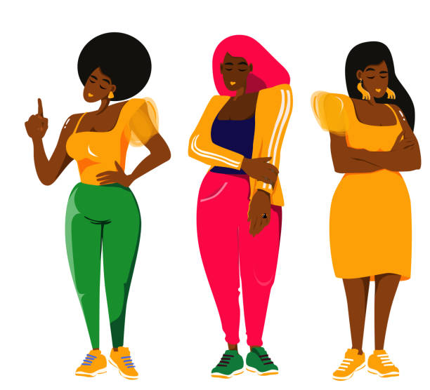 120 Black Person Standing Scale Illustrations Royalty Free Vector