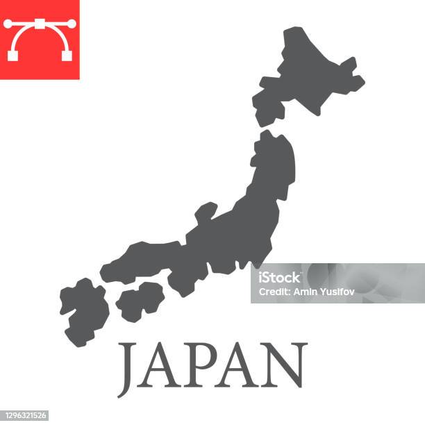 Stock ilustrace Mapa Japonska Glyf Ikona Země A Geografie Japonská Mapa ... Stock ilustrace Mapa Japonska Glyf Ikona Země A Geografie Japonská Mapa ...
