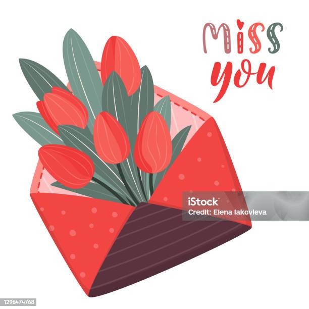 Membuka Amplop Kerajinan Dengan Rangkaian Bunga Tulip Rata Lay Tampilan ... Membuka Amplop Kerajinan Dengan Rangkaian Bunga Tulip Rata Lay Tampilan ...