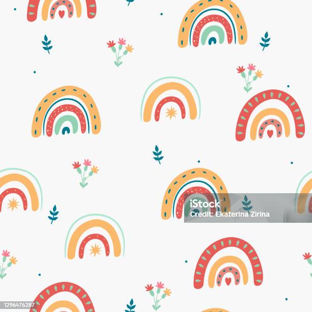 Pola Pelangi Mulus Dalam Gaya Boho Grafik Vektor Ilustrasi Stok - Unduh ... Pola Pelangi Mulus Dalam Gaya Boho Grafik Vektor Ilustrasi Stok - Unduh ...