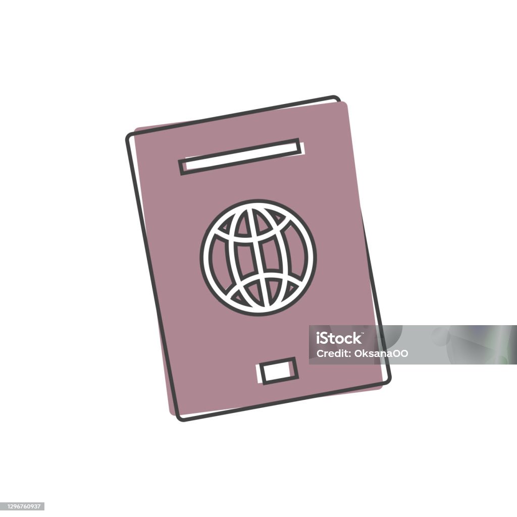 Ilustración de Estilo De Dibujos Animados Icono Vectorial De Pasaporte ... Ilustración de Estilo De Dibujos Animados Icono Vectorial De Pasaporte ...