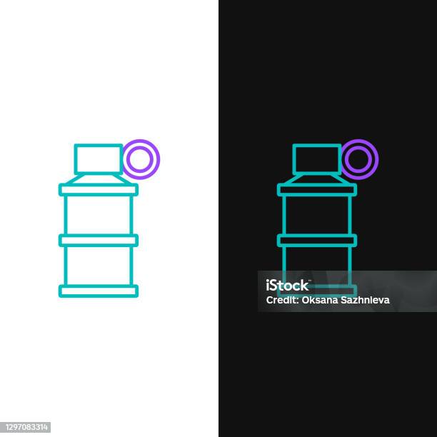Ikon Granat Asap Line Hand Terisolasi Pada Latar Belakang Putih Dan ... Ikon Granat Asap Line Hand Terisolasi Pada Latar Belakang Putih Dan ...