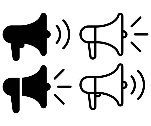 170 Megafon Icon Stock Illustrations Royalty Free Vector Graphics